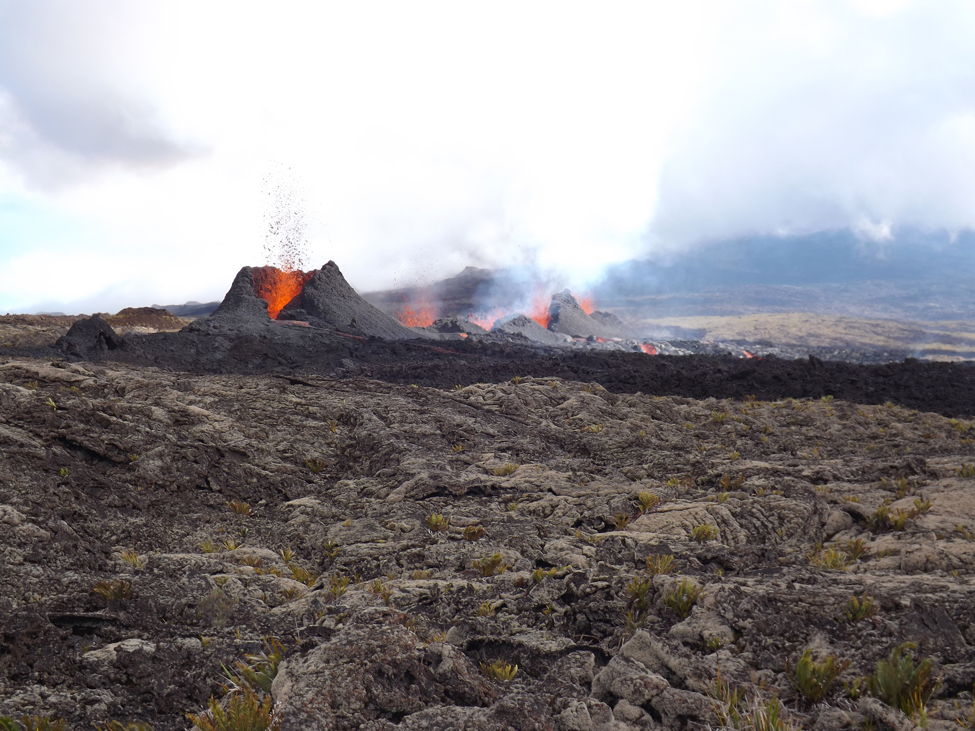 End of the eruption at Piton de la Fournaise on Reunion Island ...