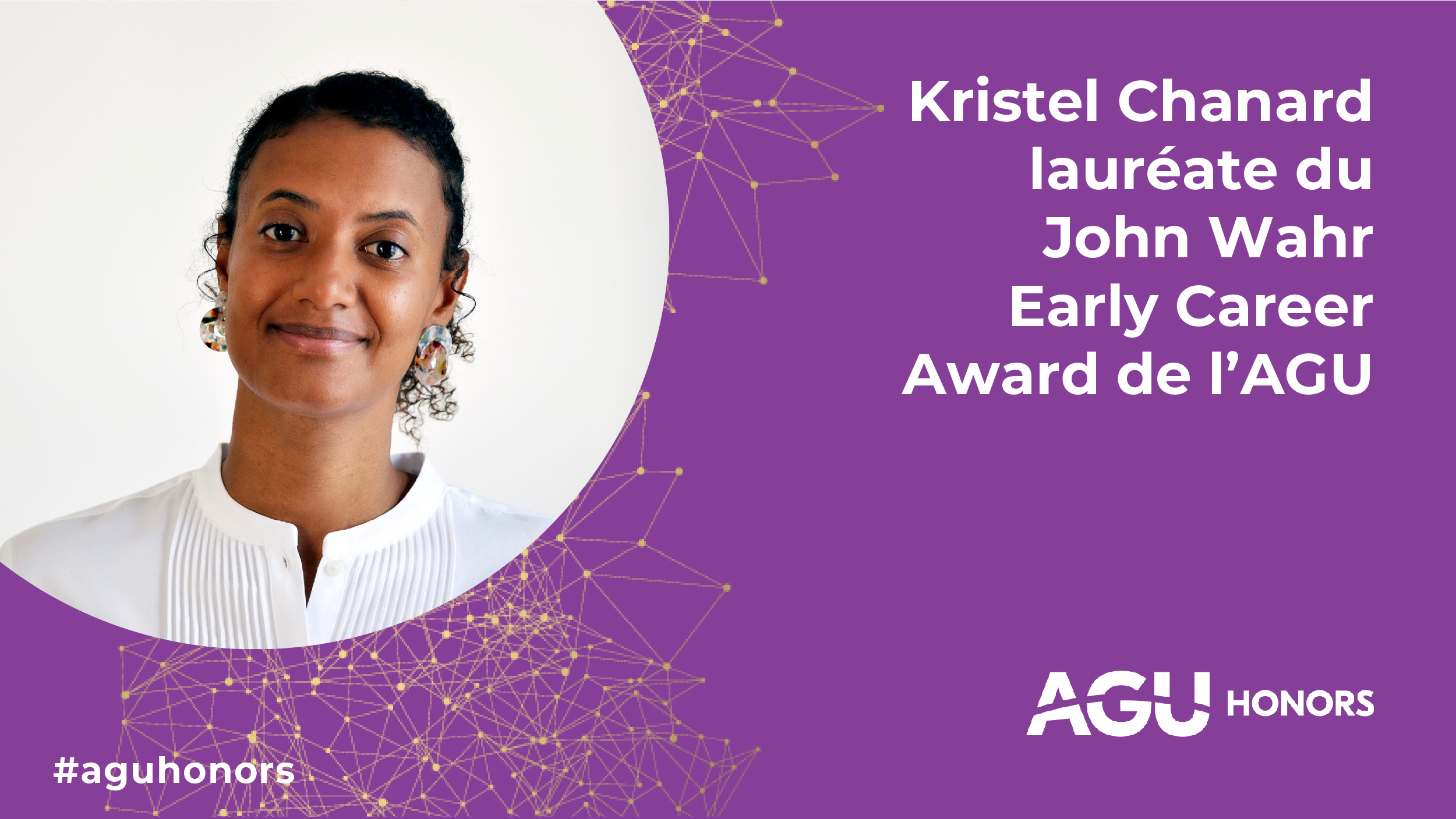 Kristel Chanard receives the AGU's John Wahr Early Career Award ...