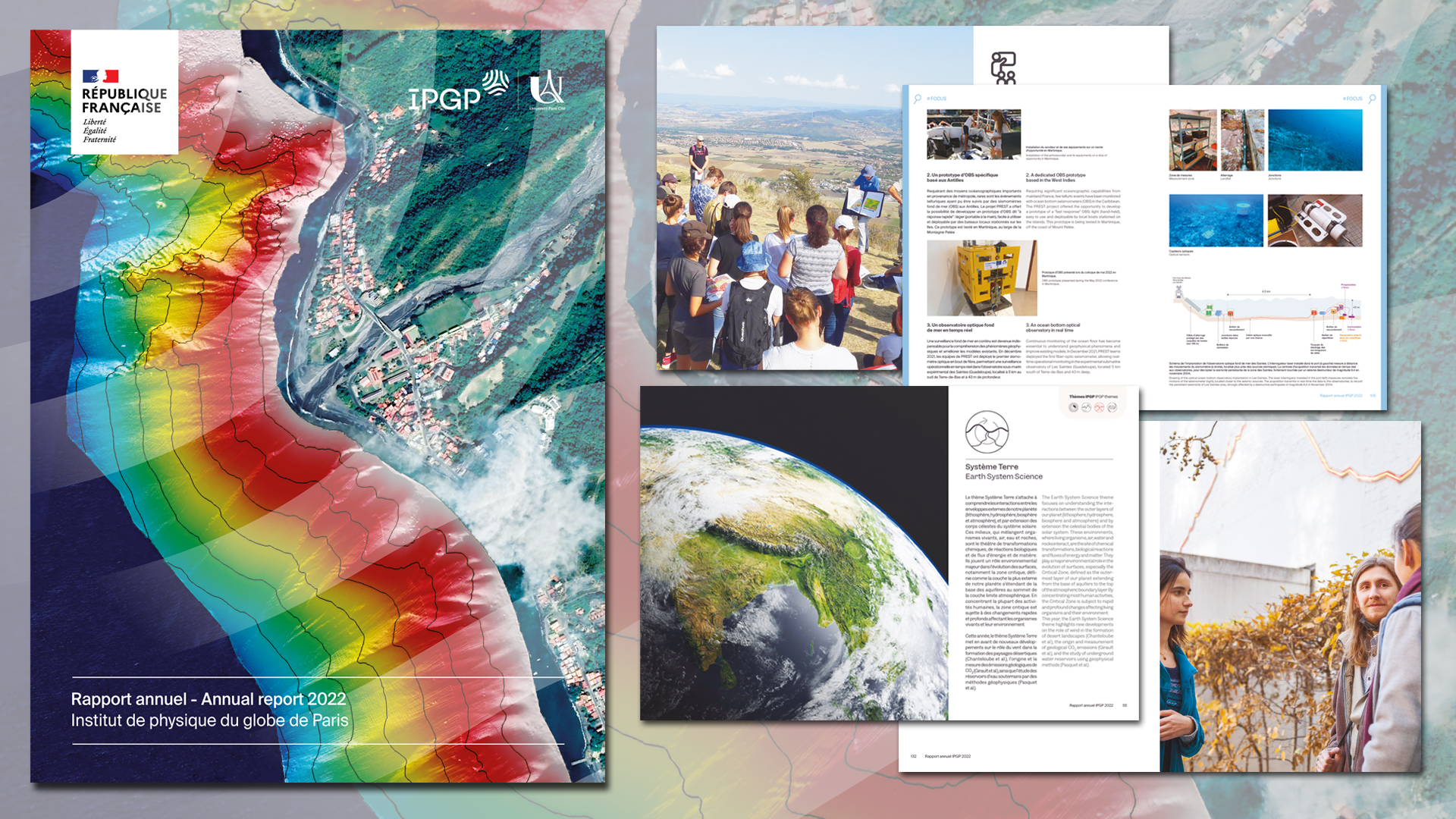 Sortie du rapport annuel 2022 de l'IPGP - Institut de Physique du Globe ...