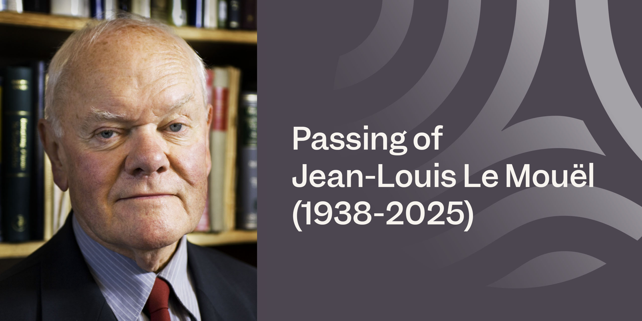 Passing of Jean-Louis Le Mouël (1938–2025) - Institut de Physique du ...
